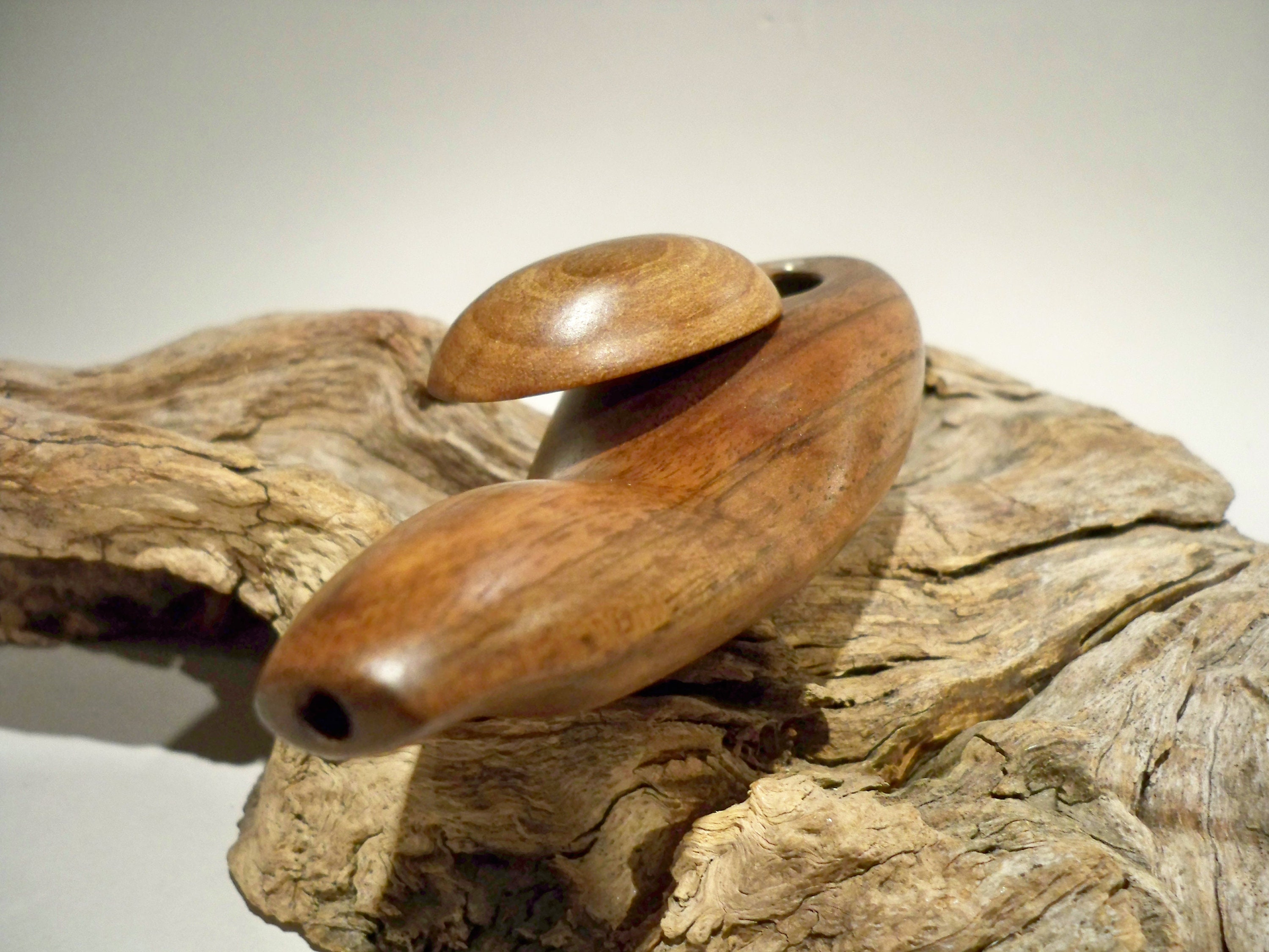 Wooden Pipe Walnut Wood Made to Order Lidded Pipe Smoking - Etsy