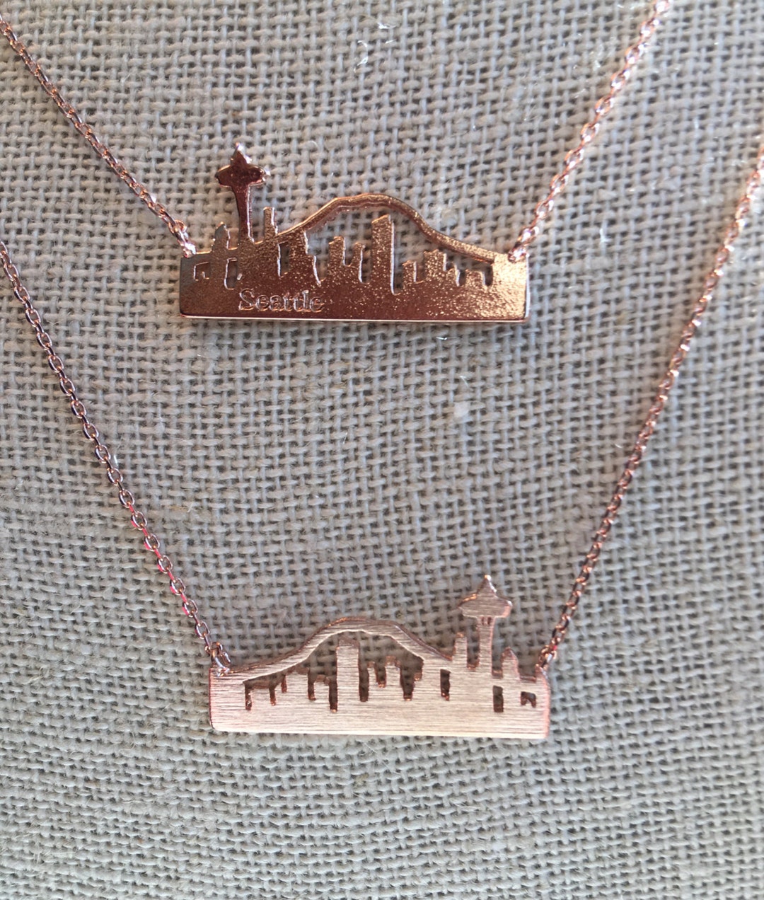 Rose Gold Seattle Skyline, Emerald City Skyline, Sleepless in Seattle ...