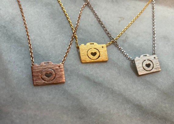 Camera Necklace // Photography Necklace | Etsy