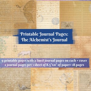 Printable, Digital Journal: the Alchemist's Journal Goodnotes Journal ...
