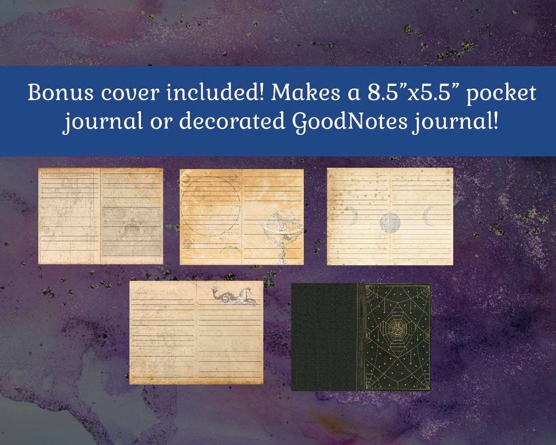 Printable, Digital Journal: the Alchemist's Journal Goodnotes Journal ...