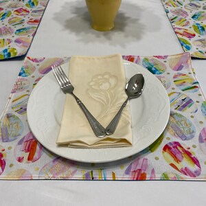 Easter Table Linens, Easter Table Decor, Easter Linens, Table Mats ...