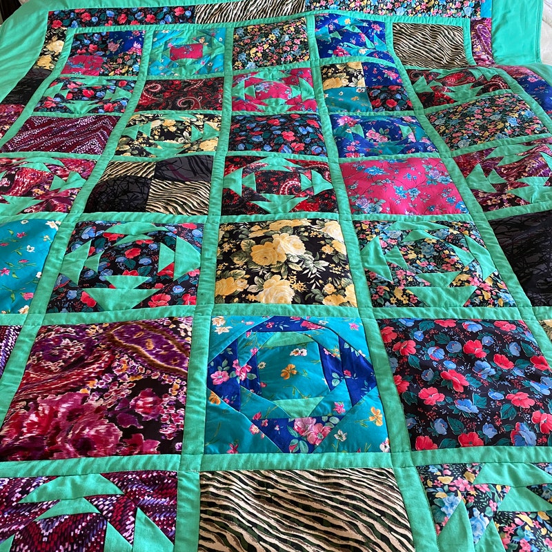 Upcycled Quilt - Etsy