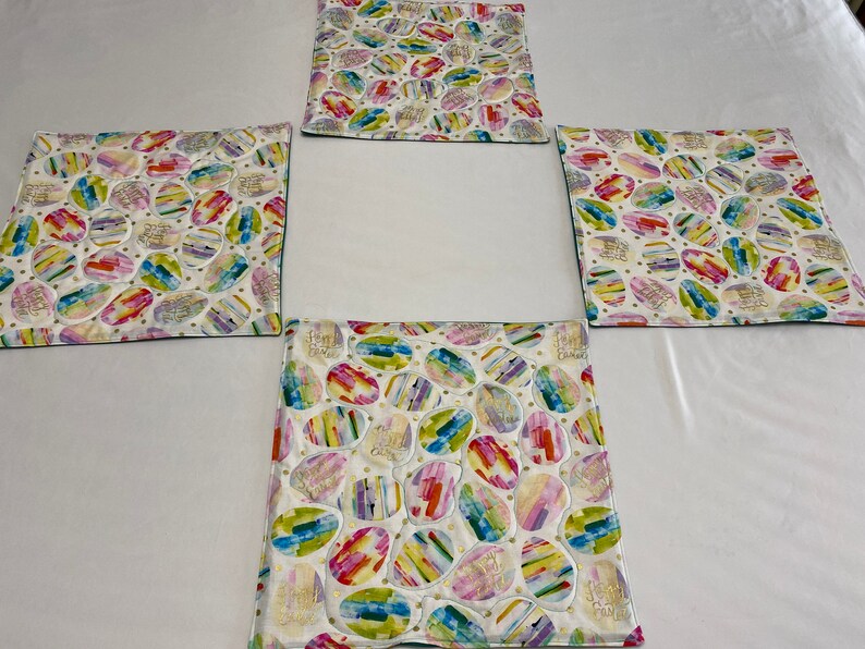 Easter Table Linens, Easter Table Decor, Easter Linens, Table Mats ...