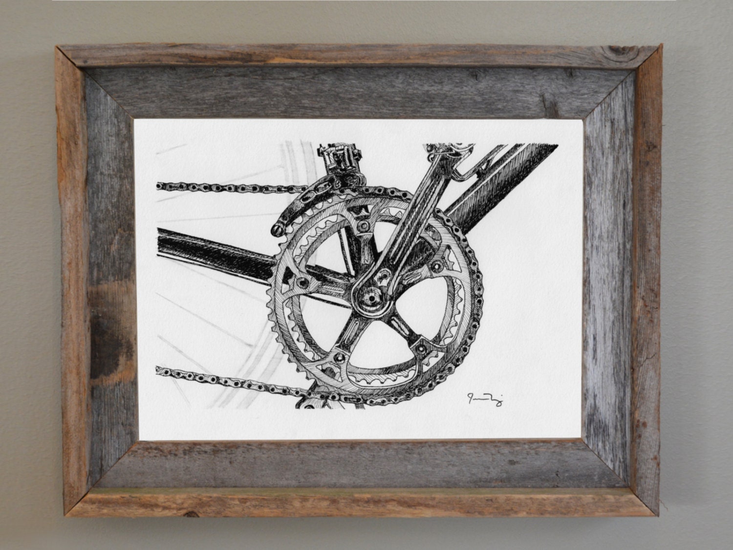 Bicycle Art Print Bike Art Print Vintage Bicycle Art : - Etsy