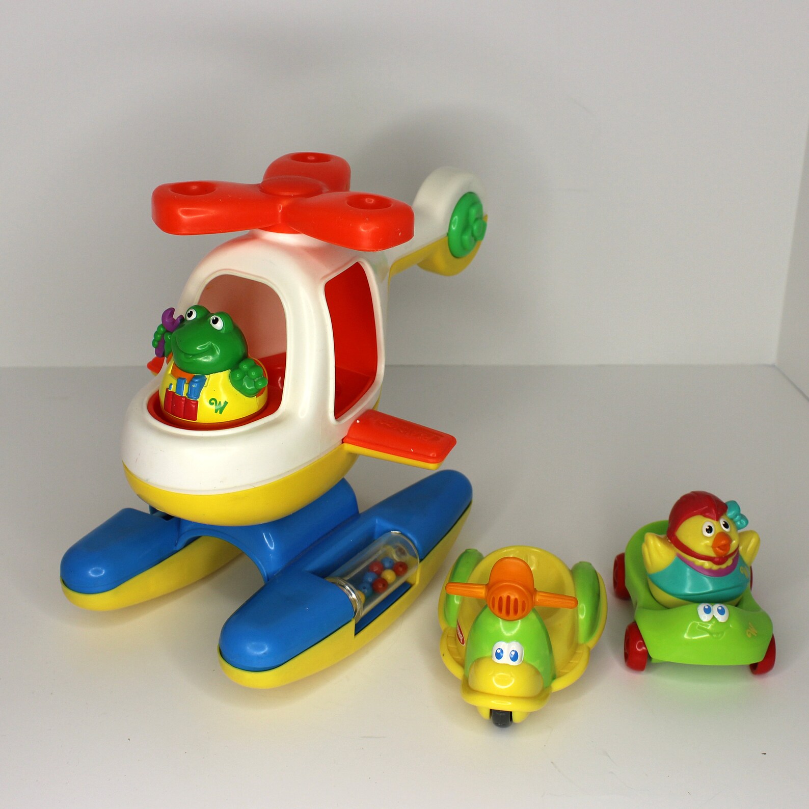 Vintage 1987 Playskool Weebles Helicopter Sea Plane and 2003 Tricycle ...
