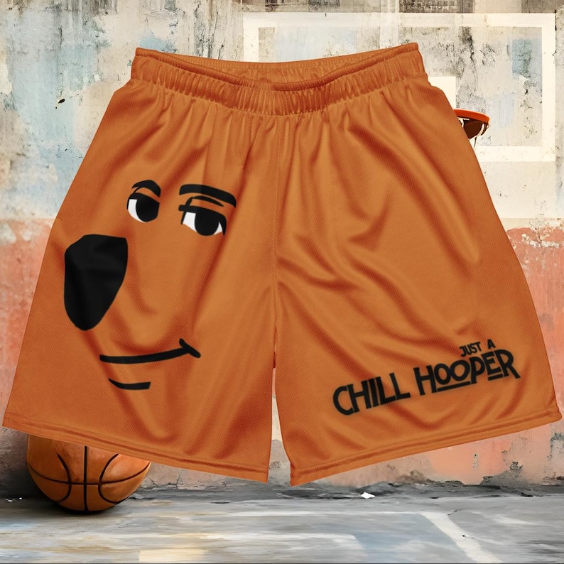 Just A Chill Hooper Funny Meme Basketball Unisex Mesh Shorts - Etsy