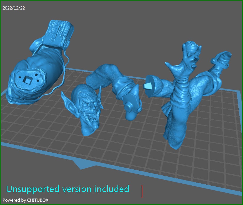 Green Goblin STL File for 3D Printing - Etsy Canada