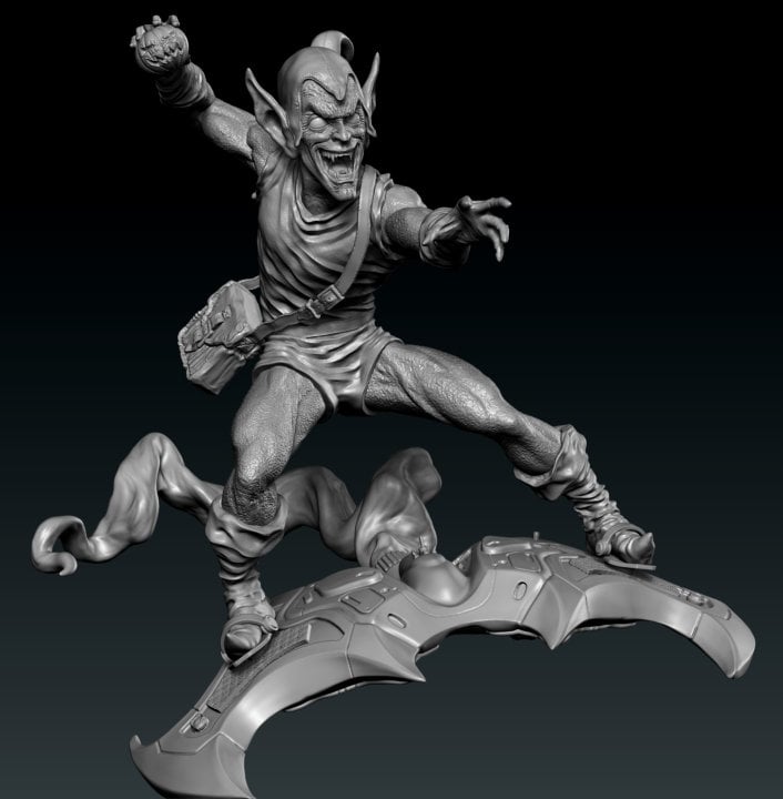 Green Goblin STL File for 3D Printing - Etsy Canada