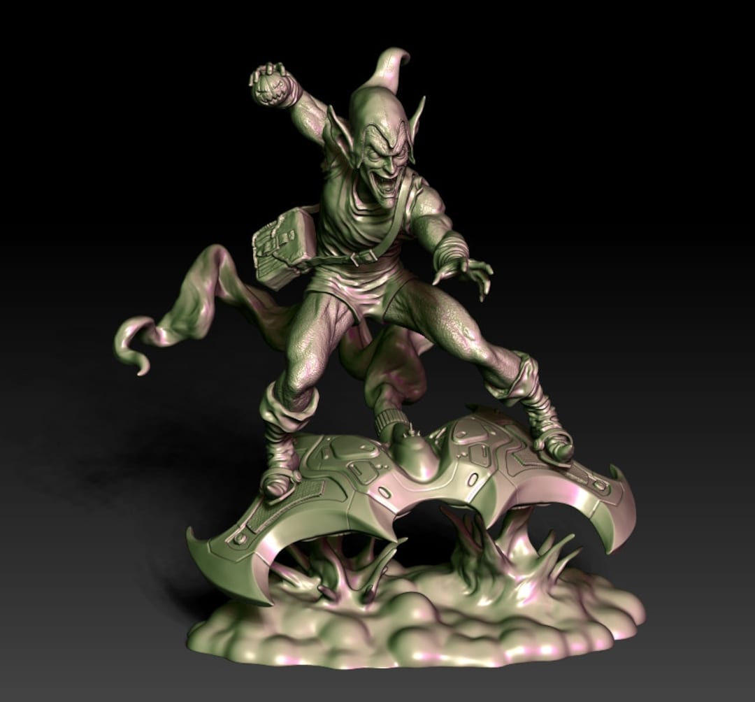 Green Goblin STL File for 3D Printing - Etsy