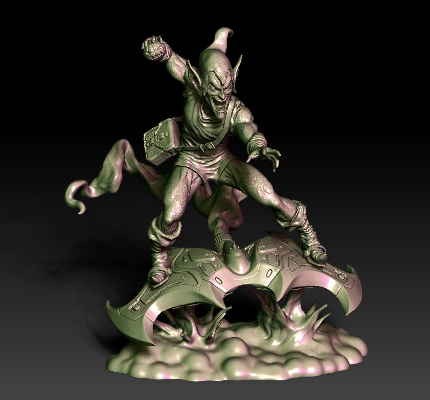 Green Goblin STL File for 3D Printing - Etsy