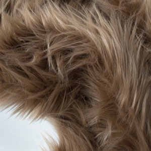 Light Brown Faux Fur Fabric Craft Squares Light Brown Fur | Etsy