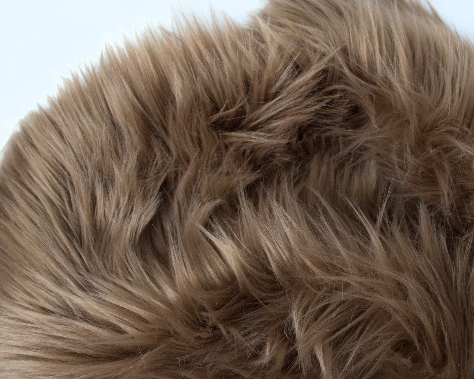 Light Brown Faux Fur Fabric Craft Squares Light Brown Fur | Etsy