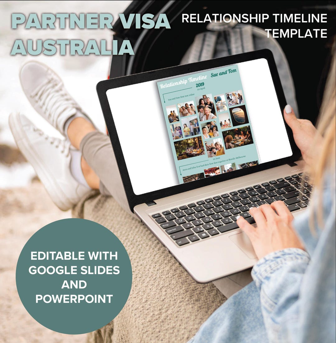 Partner Visa Australia Template - Relationship Timeline (power Point ...