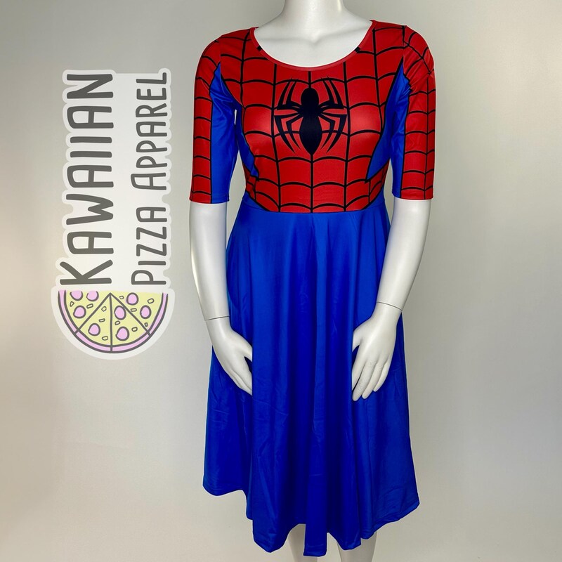 Spiderman Dress - Etsy