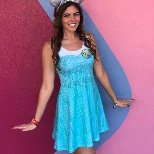 Elsa Frozen Inspired Princess Running Costume Skater Dress | Etsy