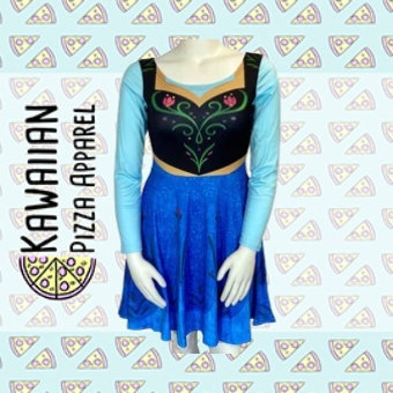 Anna and Elsa Dress - Etsy