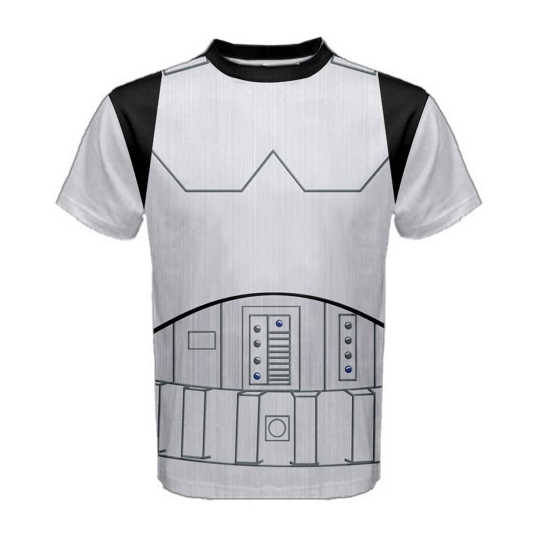 Men's Stormtrooper Inspired ATHLETIC Short Sleeve Shirt - Etsy