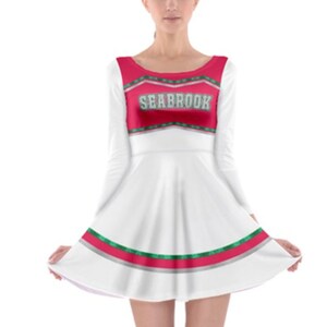 ZOMBIES 2 Cheerleader Inspired Long Sleeve Skater Dress - Etsy
