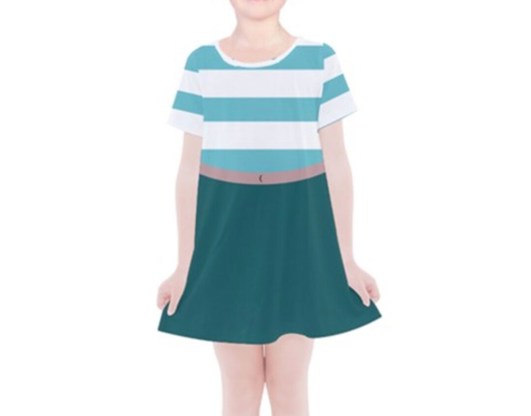 Kid's Mr. Smee Peter Pan Inspired Short Sleeve Dress - Etsy