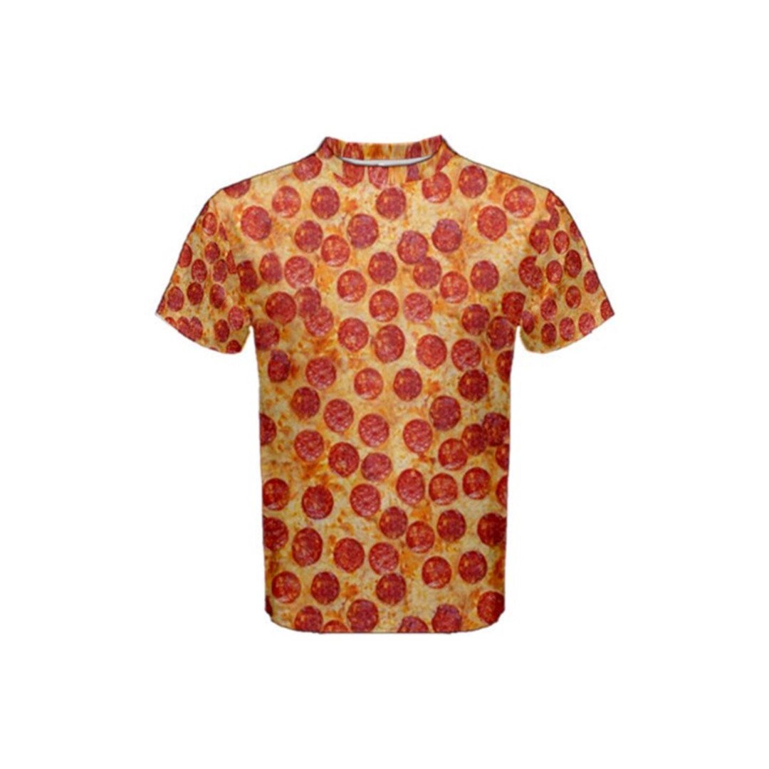 Men's Pepperoni Pizza Short Sleeve Shirt - Etsy
