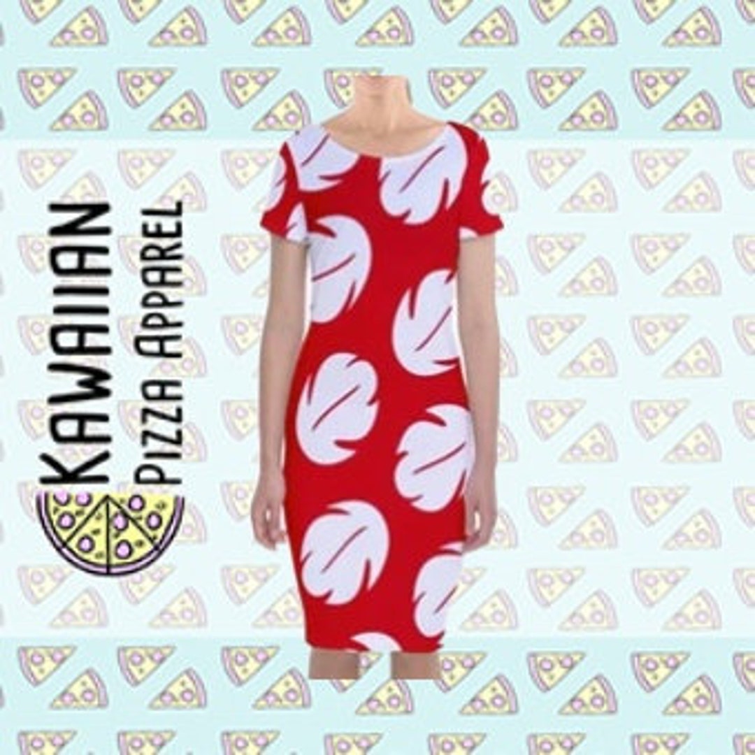 Lilo Inspired Short Sleeve Midi Dress - Etsy