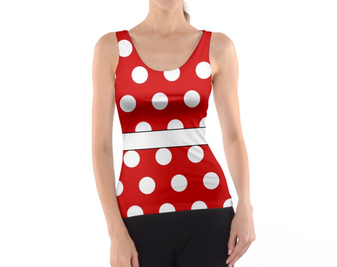 Women's Minnie Mouse Inspired Tank Top - Etsy