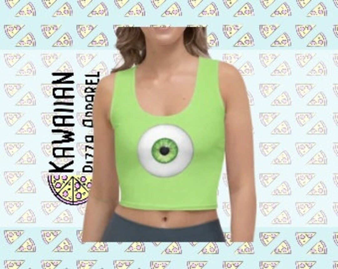 Women's Mike Wazowski Inspired Crop Top - Etsy