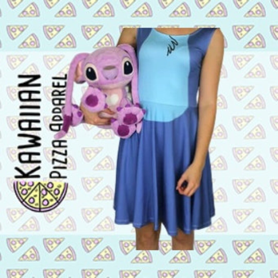 RUSH ORDER: Stitch Inspired Skater Dress - Etsy