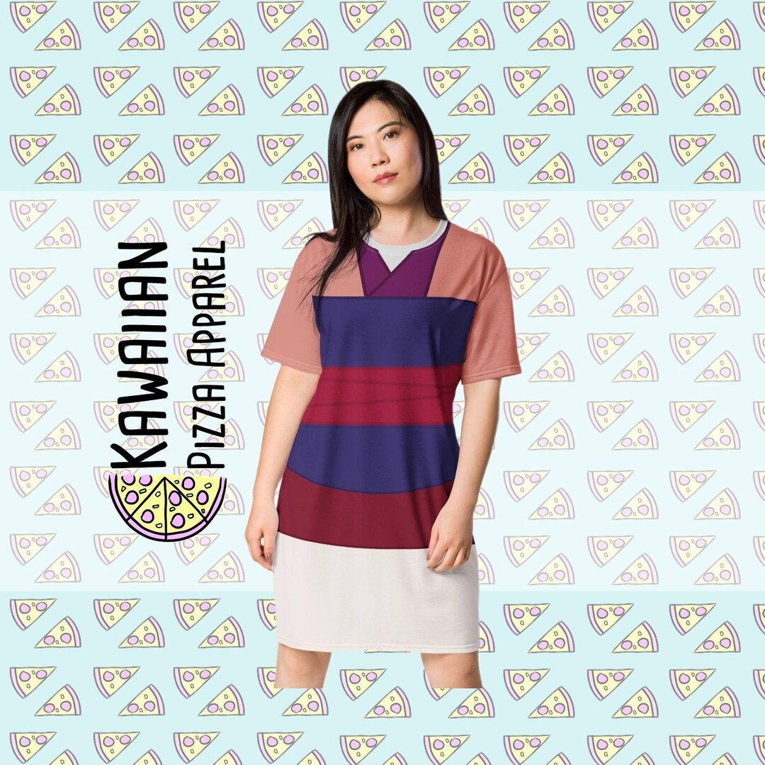 RUSH ORDER: Mulan Inspired T-shirt Dress - Etsy