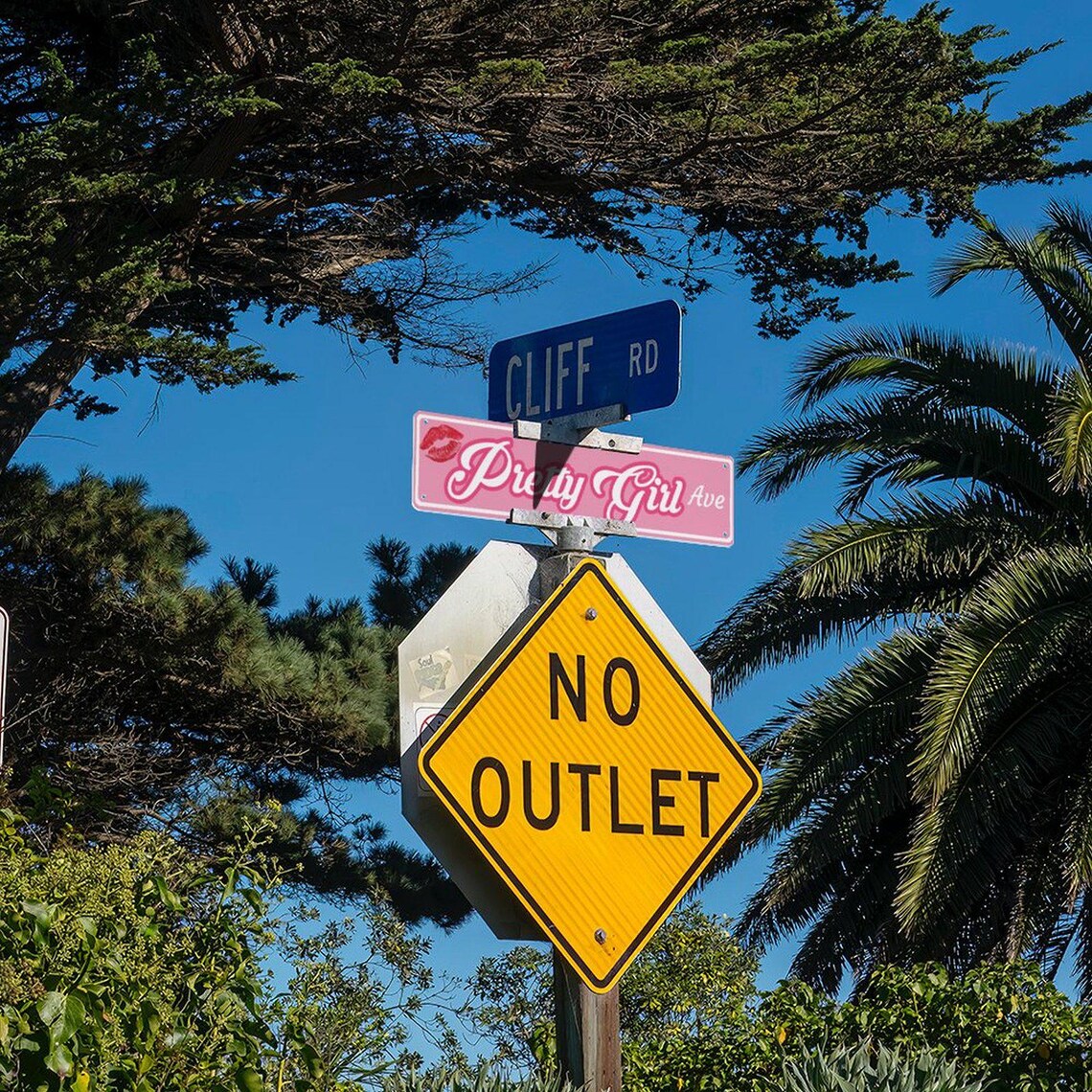 Pretty Girl Avenue Metal Street Sign 16"x4" - Etsy