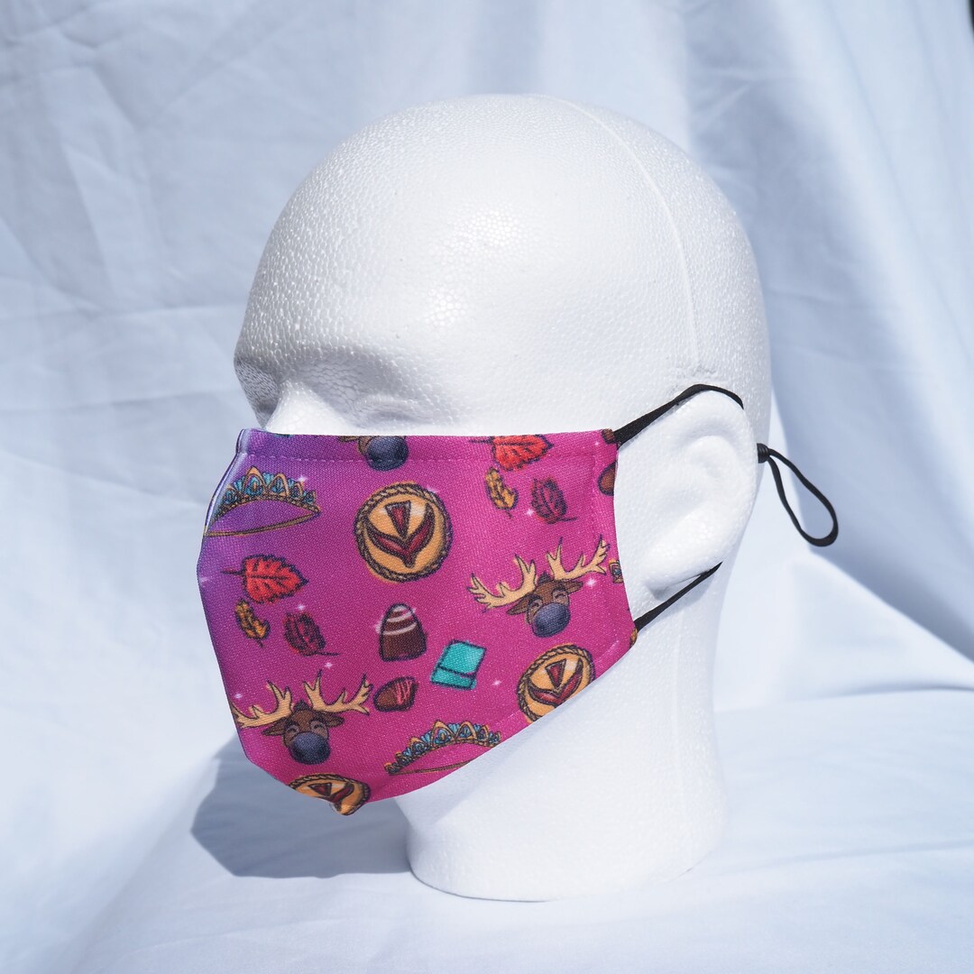 Ready-to-ship Anna Frozen Inspired Face Mask With Filter Pocket - Etsy