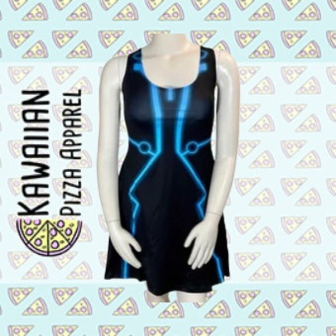 Tron Legacy Inspired Sleeveless Dress - Etsy