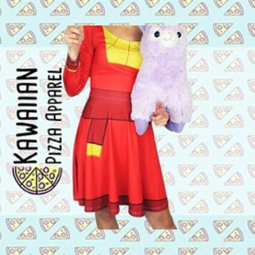 Kuzco Inspired Long Sleeve Skater Dress - Etsy