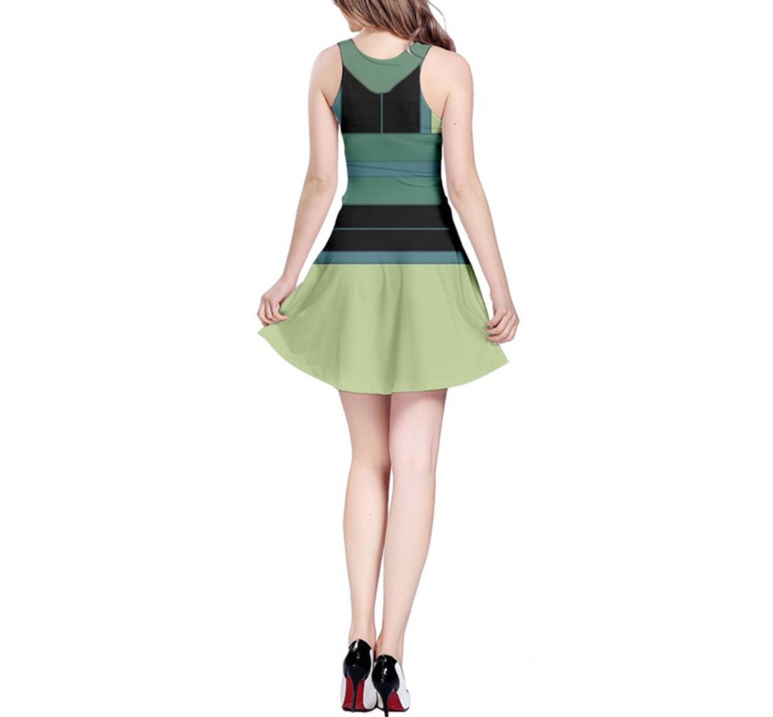 Ping Mulan Inspired Sleeveless Dress | Etsy