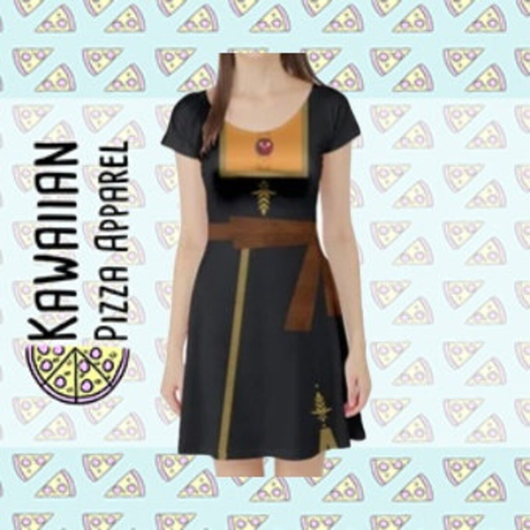 Anna Inspired Short Sleeve Skater Dress - Etsy
