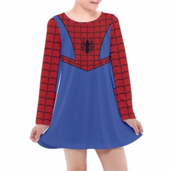 Kids Spiderman Dress - Etsy