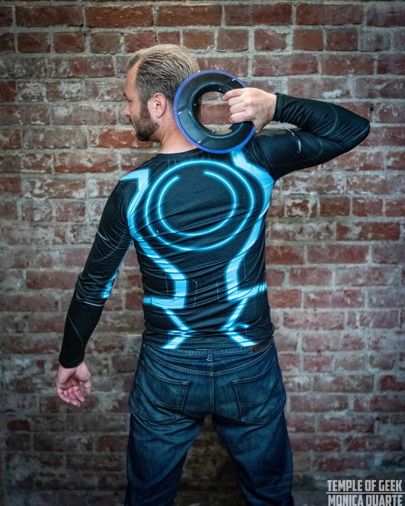 Men's Tron Inspired Long Sleeve Shirt - Etsy