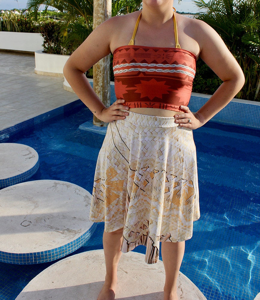 Moana Inspired Bandeau Tube Top | Etsy