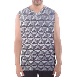 Men's Epcot Spaceship Earth Inspired Athletic Tank Top - Etsy