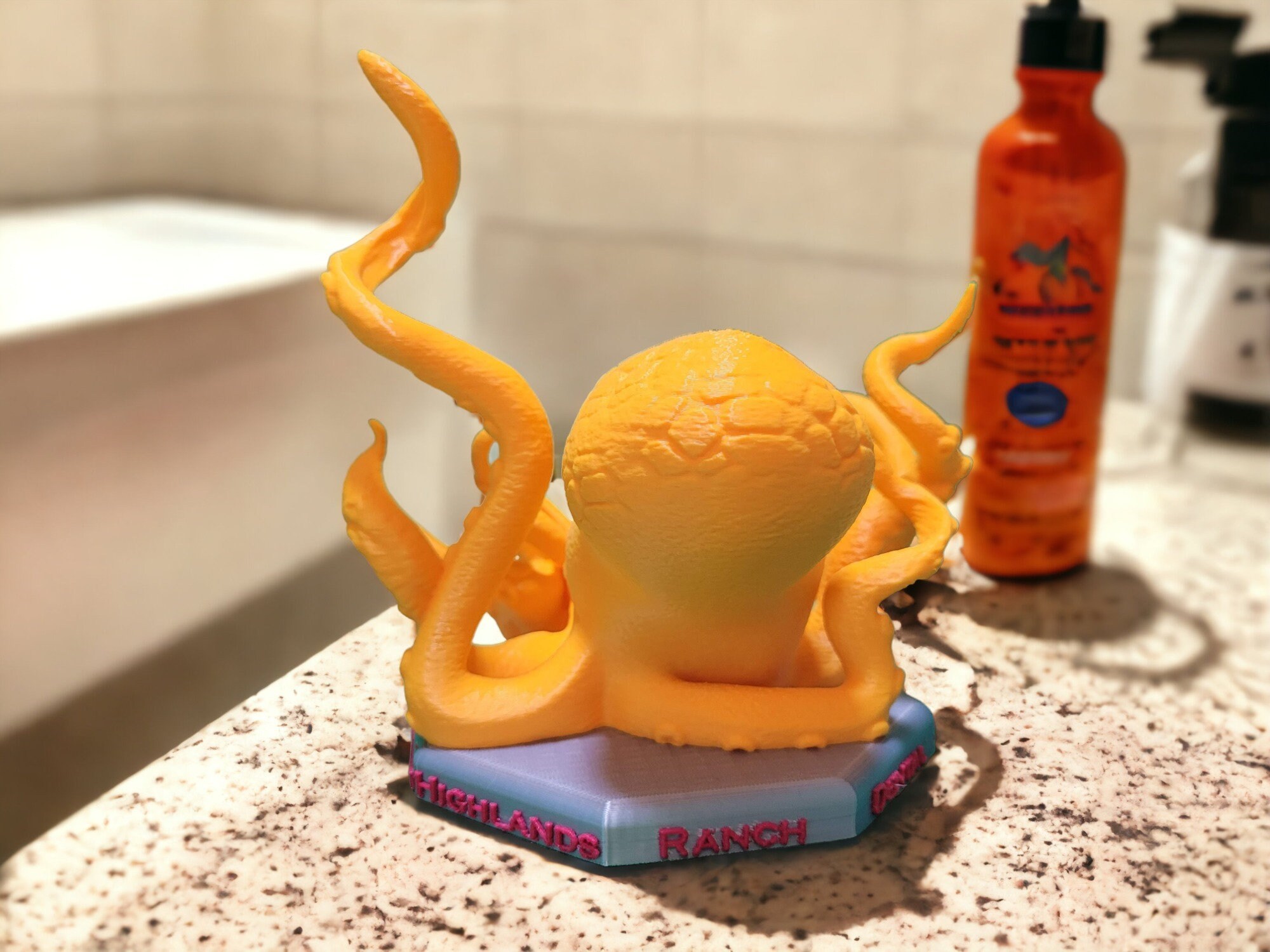 3D Printed Octopus Toothbrush Holder - Etsy