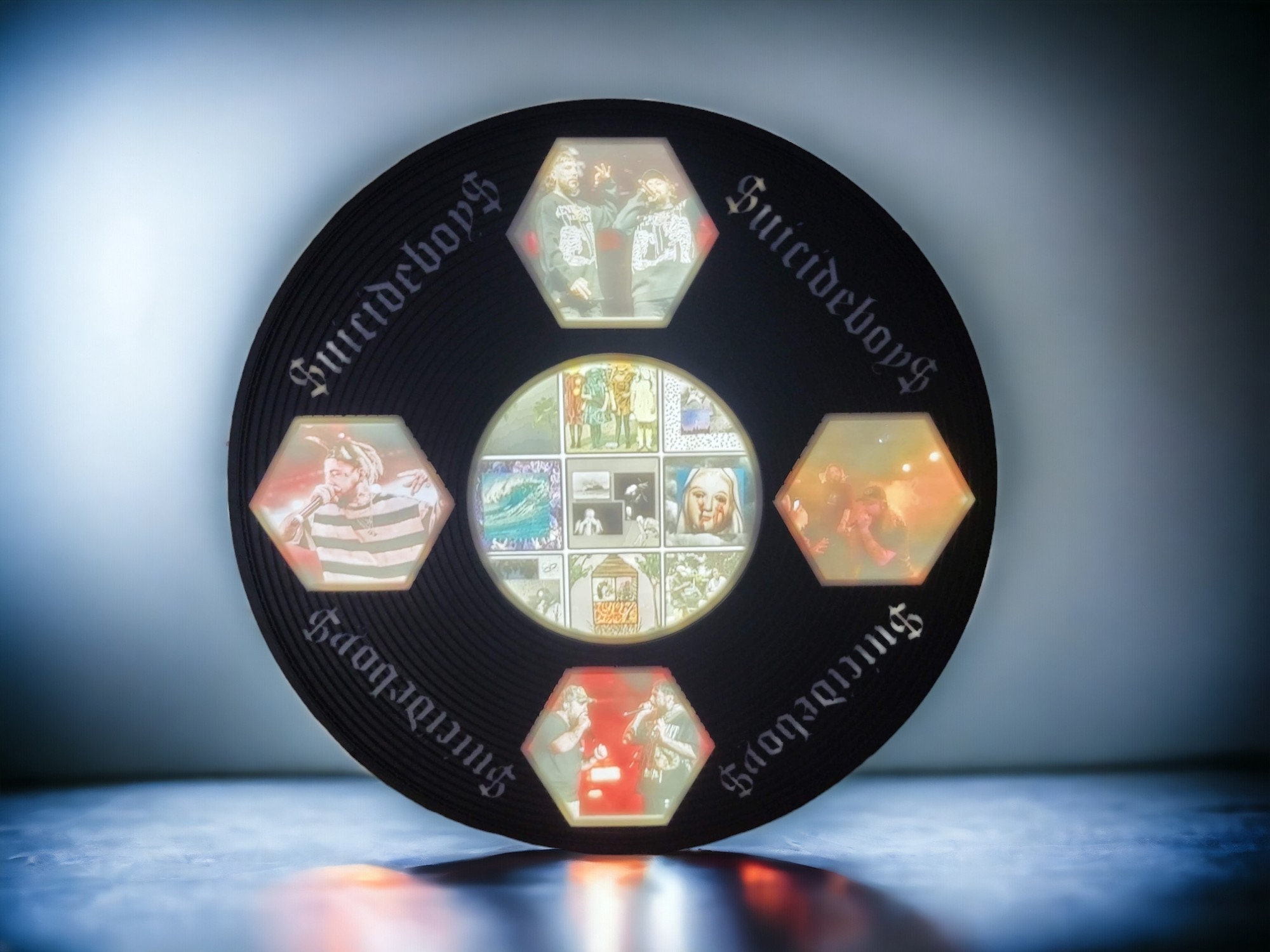 Customizable Favorite Band, Record Shape, Lithophane Display - Etsy