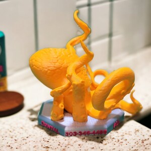 3D Printed Octopus Toothbrush Holder - Etsy