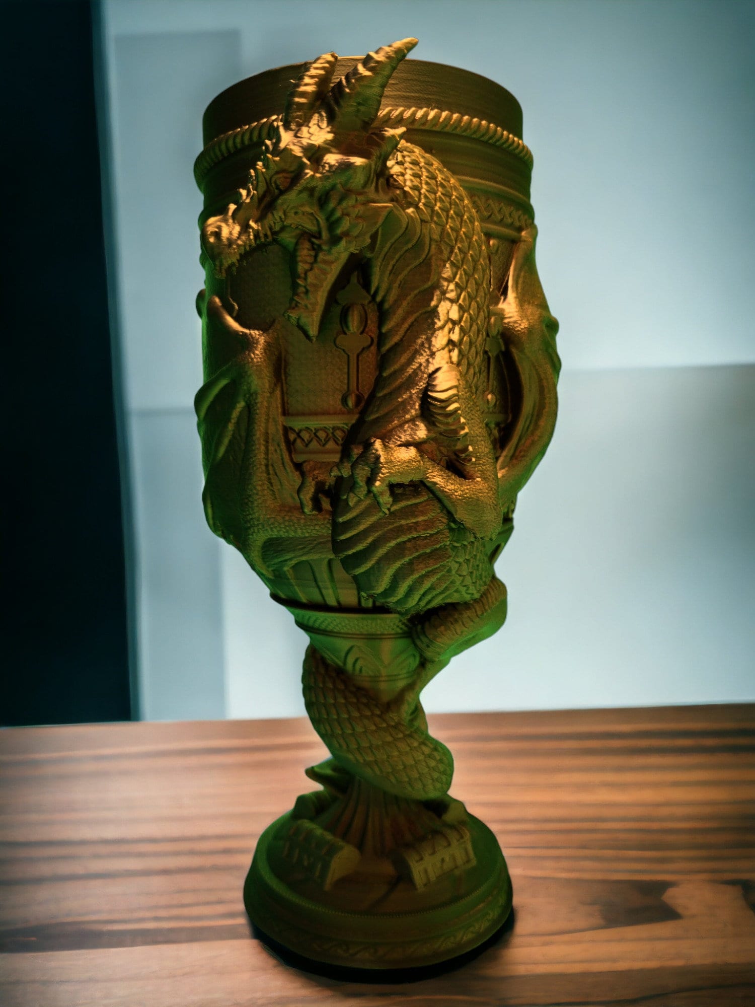 3D Printed Dragon Goblet for a Can - Etsy