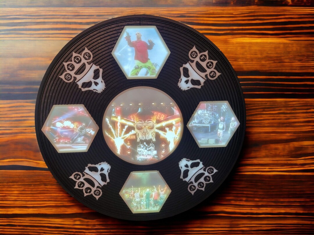 Customizable Favorite Band, Record Shape, Lithophane Display - Etsy