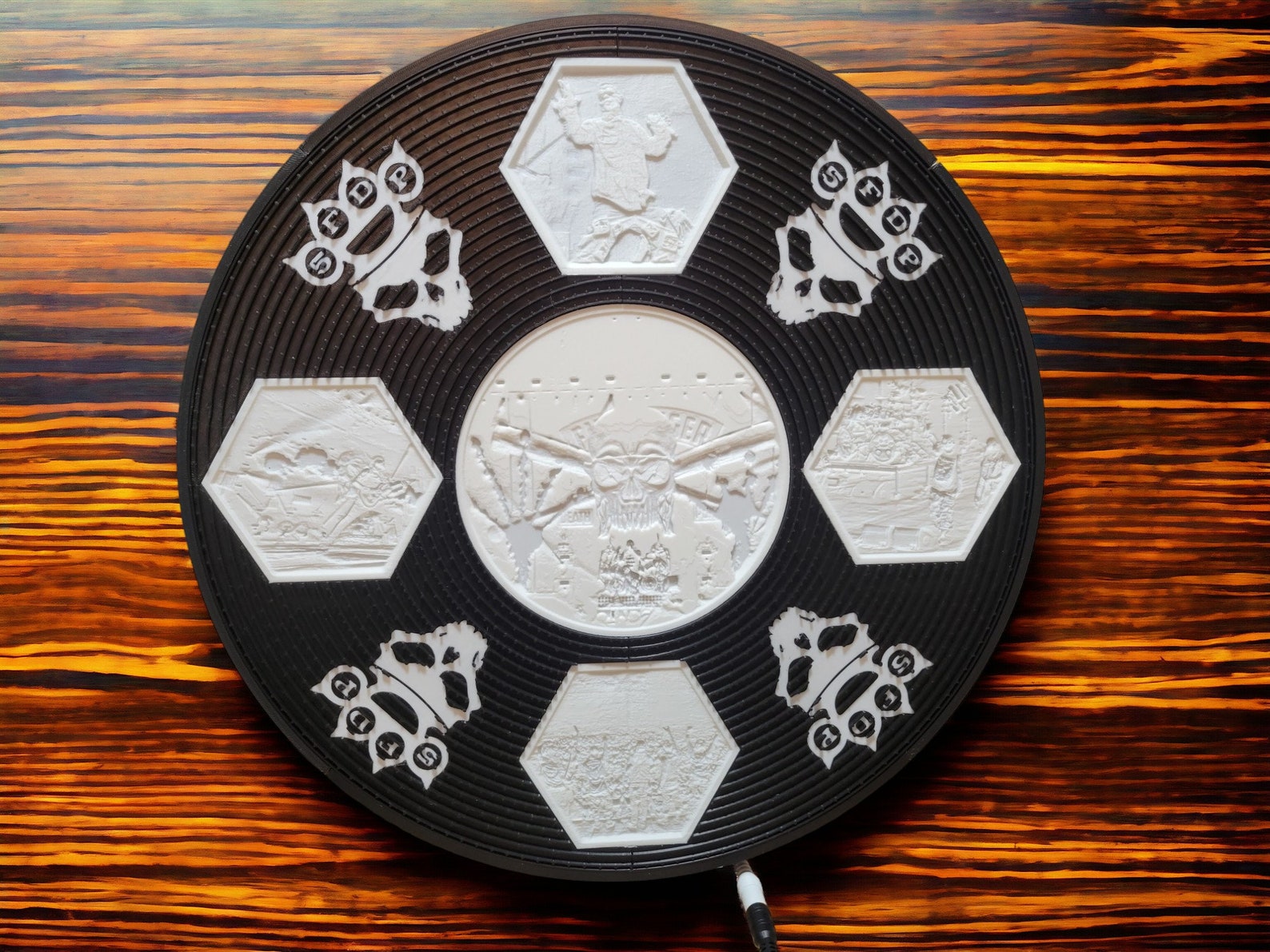 Customizable Favorite Band, Record Shape, Lithophane Display - Etsy