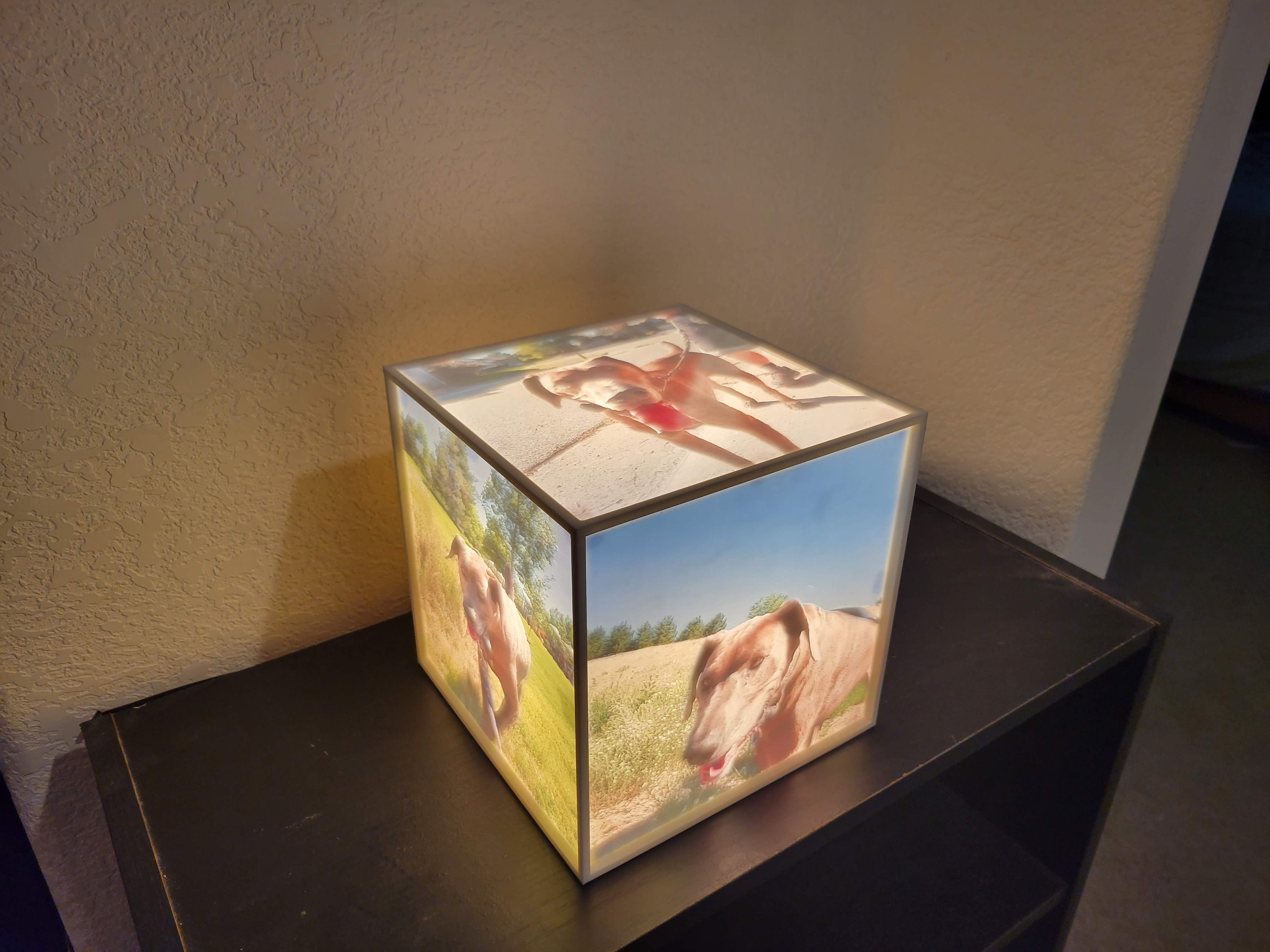 Square Color Lithophane Box - Etsy