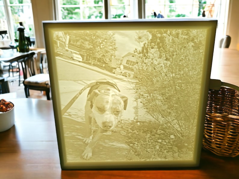 Square Color Lithophane Box - Etsy