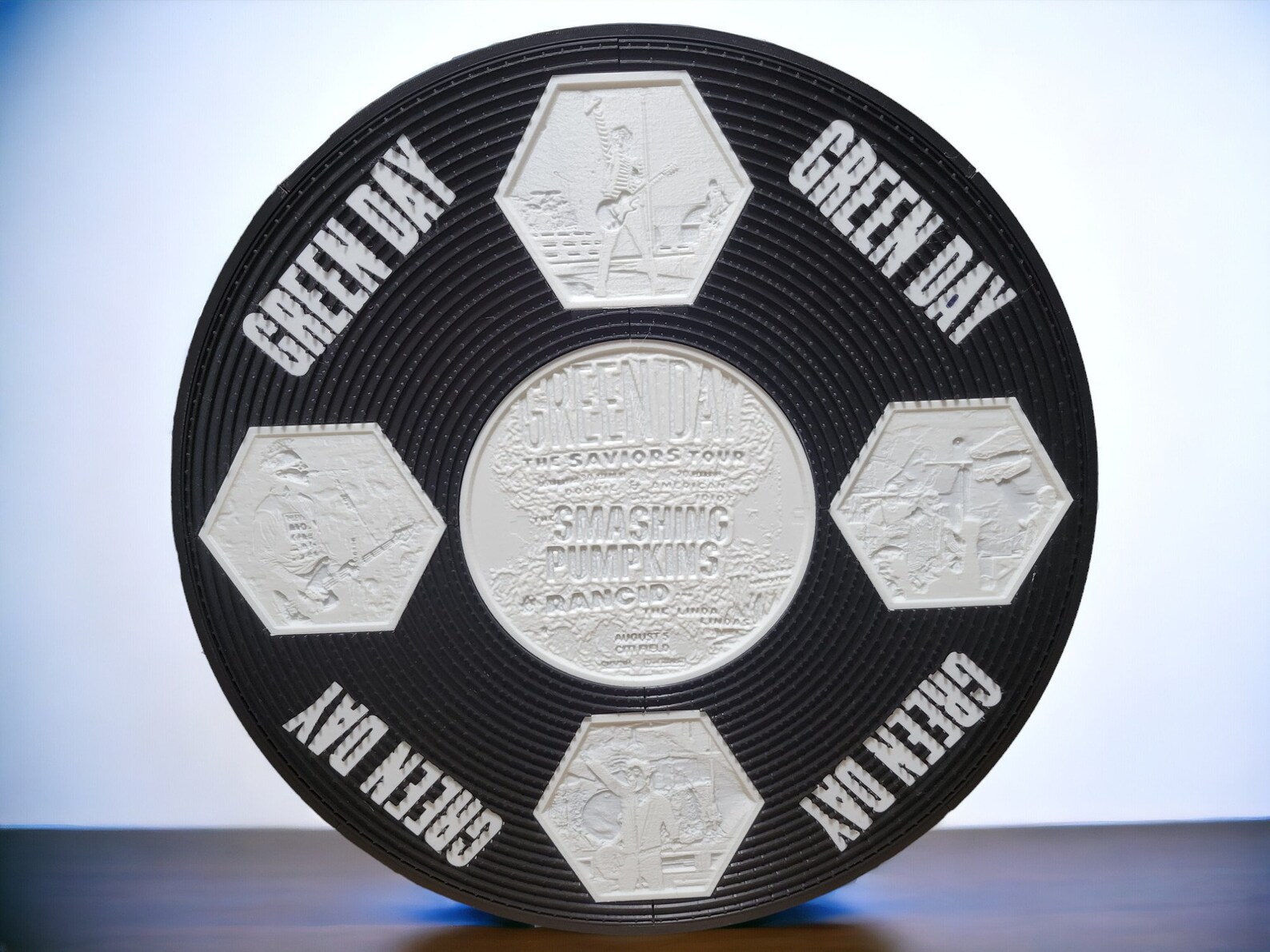 Customizable Favorite Band, Record Shape, Lithophane Display - Etsy