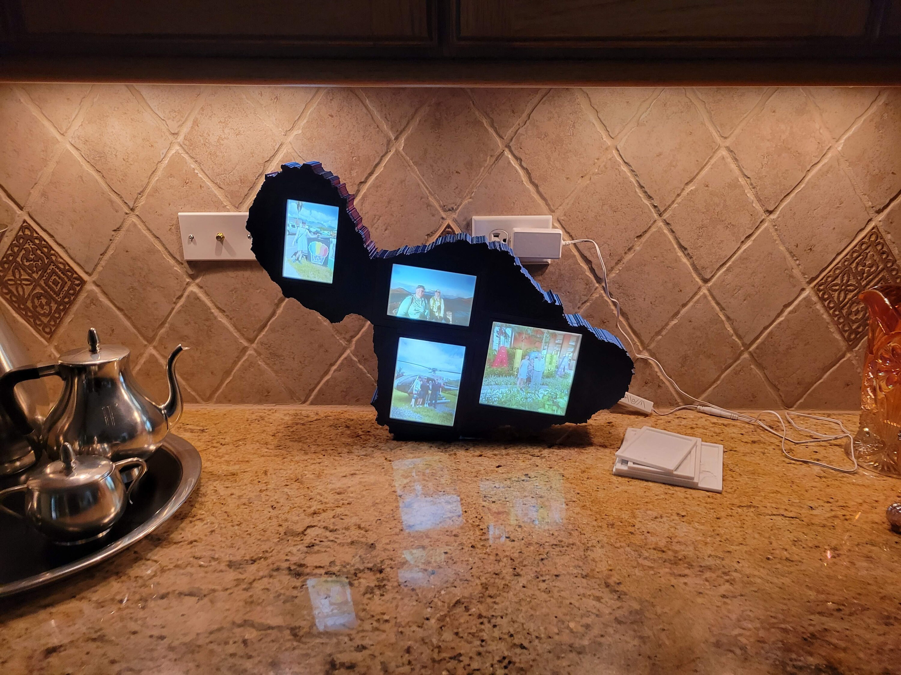 Maui Color Lithophane Display - Etsy